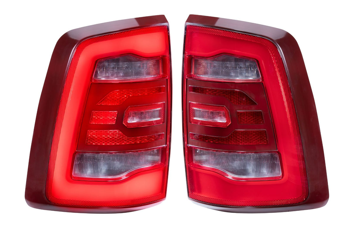 Carbide LED Tail Lights: Dodge Ram (09-18) (Pair / Facelift / Red ...